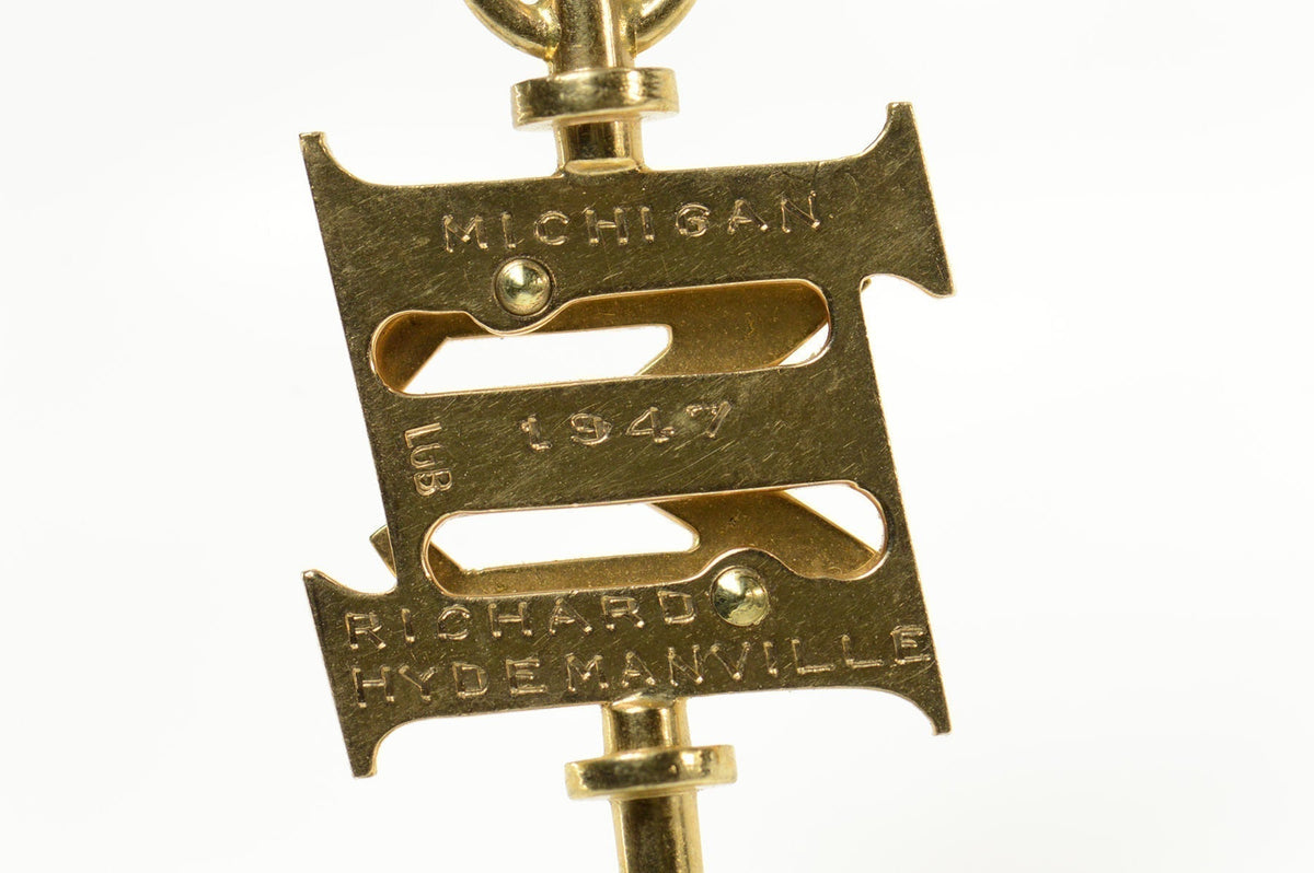 10K Sigma Xi Scientific Research Honor Society Charm/Pendant Yellow Go ...